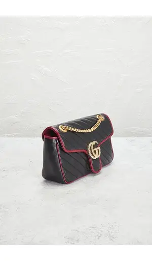 FWRD RENEW Gucci Gg Marmont Quilted Leather Shoulder Bag