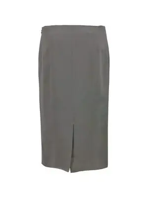 Alberta Ferretti High-waisted Straight Skirt