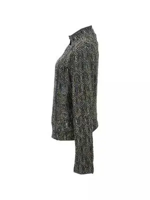 Missoni Zigzag Knit Overlap Jacket
