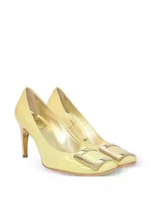 ROGER VIVIER Patent Leather Buckle Pumps