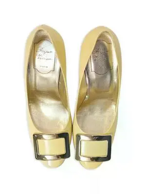 ROGER VIVIER Patent Leather Buckle Pumps