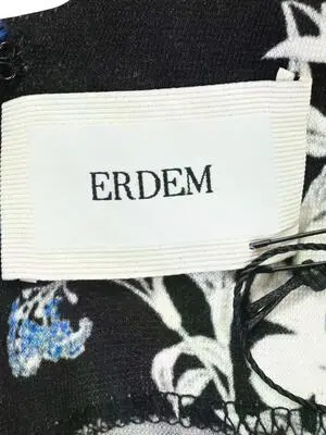 Erdem Floral-print Ruffle Dress