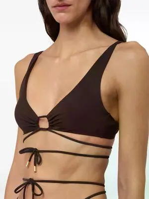 Moschino Wrap-around Tie-fastening Bikini Top