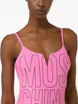 Moschino Print Swimsuit - Pink