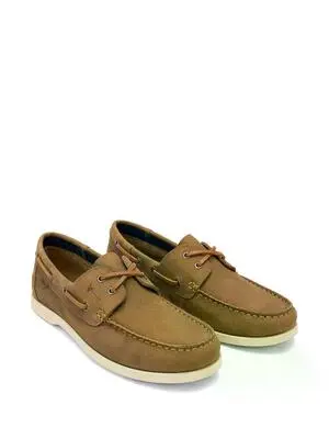 Manebí Lace-up Suede Boat Shoes
