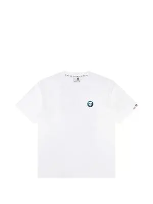 AAPE BY *A BATHING APE Logo-patch Graphic-print T-shirt