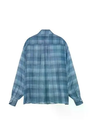 424 Check-print Chest-pocket Shirt