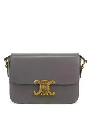 Celine Triomphe Teen Shoulder Bag - Grey