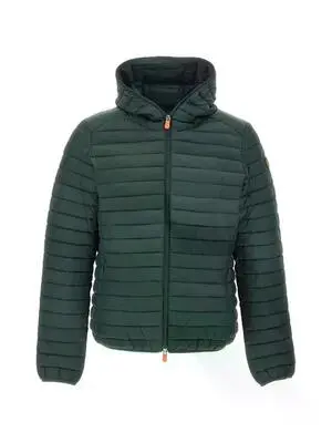 SAVE THE DUCK Hooded Puffer Jacket - Green