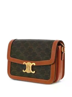 Celine Triomphe Shoulder Bag - Brown