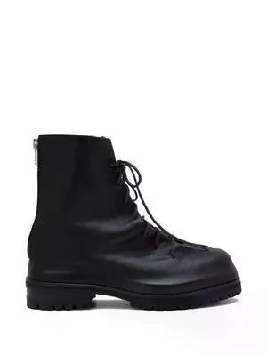 424 Lace-up Rear-zip Boots