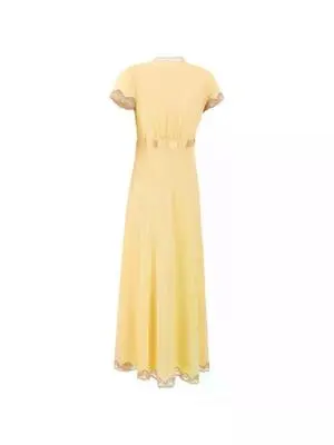 Rixo Marlice Silk Midi Dress