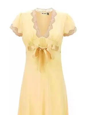 Rixo Marlice Silk Midi Dress