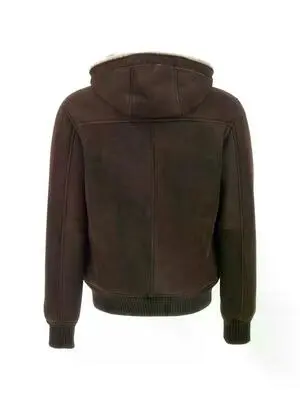 VOLFAGLI FIRENZE Plebiscito Hooded Leather Jacket