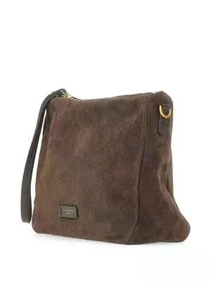 GIANNI CHIARINI Nora Suede Clutch Bag