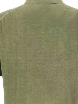 Peuterey Correbois Frs Cotton-crepe Polo Shirt - Green