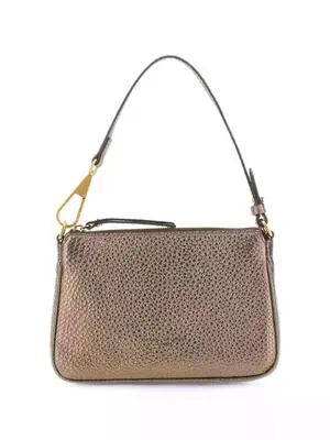 GIANNI CHIARINI Brooke Maxi Grain Leather Shoulder Bag - Pink