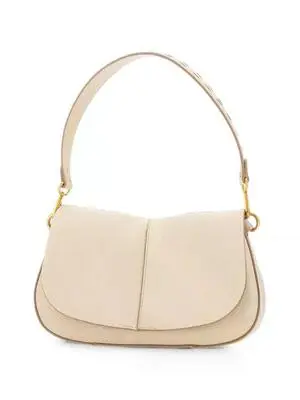 GIANNI CHIARINI Helena Round Shoulder Bag - Neutrals