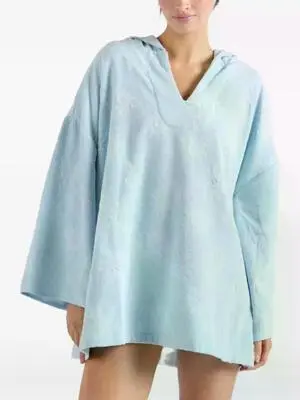 Hunza G Sunny Hooded Poncho