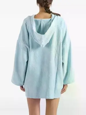 Hunza G Sunny Hooded Poncho