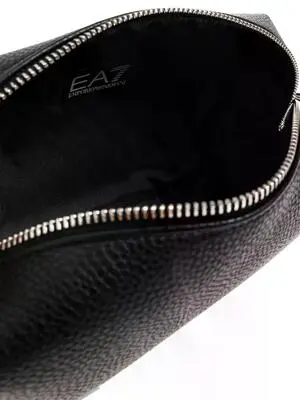 EA7 Logo Print Cosmetic Bag