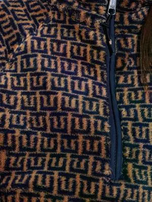 The Upside Castilla Print Half-zip Sweatshirt