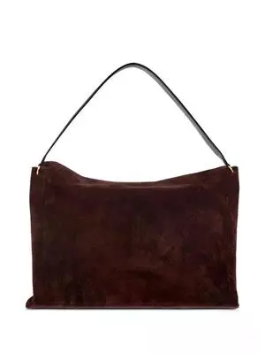WANDLER Penelope Leather Shoulder Bag - Brown