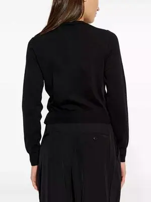 Alexander Wang Crystal-embellished Logo Cardigan