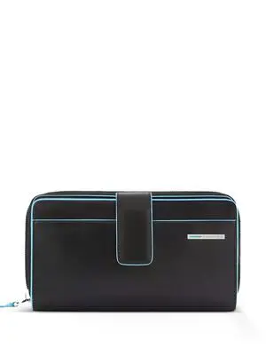 PIQUADRO Bifold Leather Wallet - Black