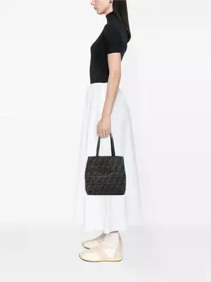 Fendi Zucca Canvas Tote Bag