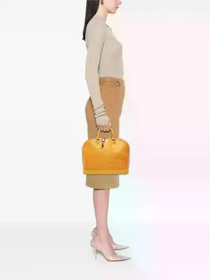 LOUIS VUITTON Epi Alma Pm Handbag - Yellow
