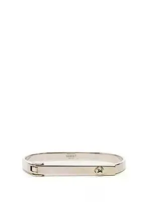 LOUIS VUITTON 2015 Brass Hinge Lock Bangle Bracelet