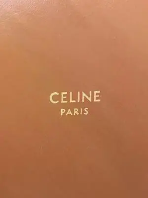 Celine Micro Triomphe Embroidered Canvas Drawstring Bucket Bag