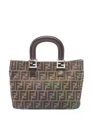 Fendi Zucca Canvas Handbag