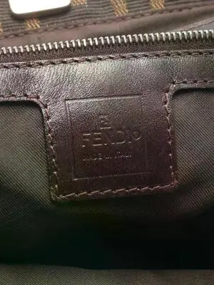 Fendi Zucca Canvas Handbag