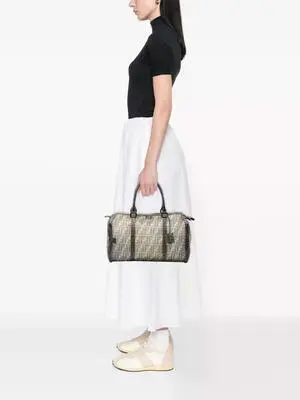 Fendi Zucca Mesh Boston Bag