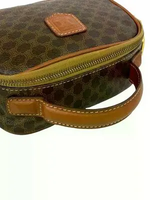 Celine Macadam Coated Canvas Satchel
