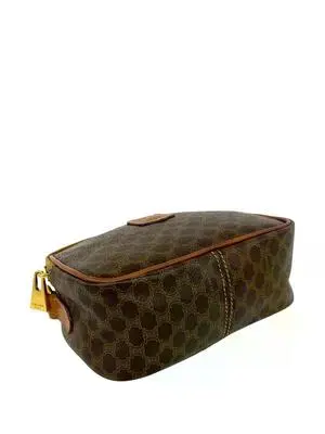 Celine Macadam Coated Canvas Satchel
