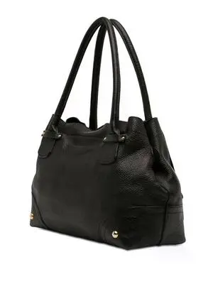 Dolce & Gabbana Pebbled Leather D-ring Tote Bag