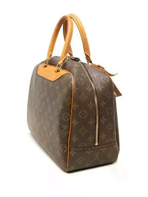 LOUIS VUITTON Monogram Deauville Handbag - Brown