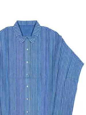 120% Lino Vertical Stripe Linen Shirt