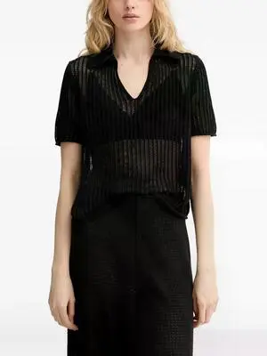 Marc O'polo Open-knit Polo Shirt