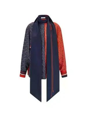 FERRAGAMO Silk Shirt With Nautical Knot Detailing