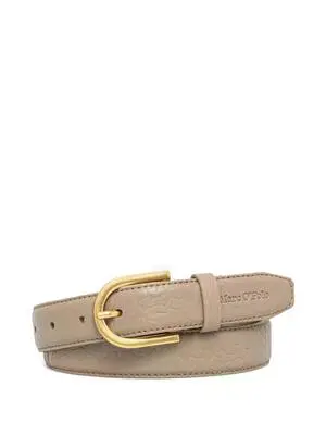 Marc O'polo Grained Leather Belt - Neutrals