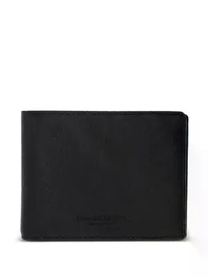 Marc O'polo Logo-motif Grained-leather Wallet - Black
