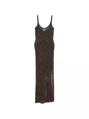 FROM BIKINI Crochet Knit Maxi Dress