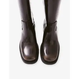 ALOHAS Sajan Leather Knee-high Boots