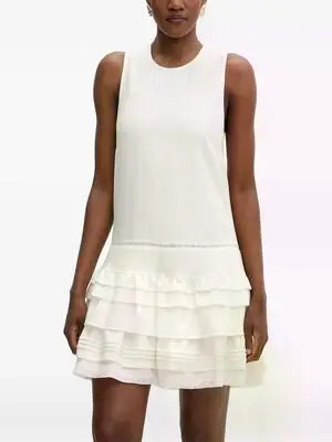 ISABELLE BLANCHE Sleeveless Ruffled Skirt Mini Dress