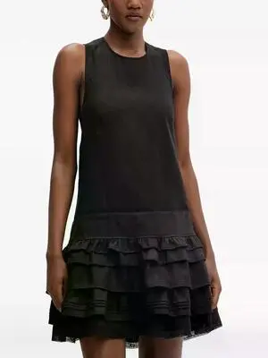 ISABELLE BLANCHE Sleeveless Tiered Ruffled Dress