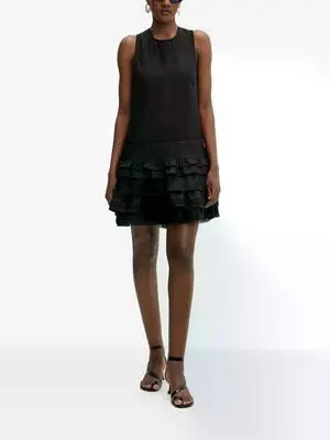ISABELLE BLANCHE Sleeveless Tiered Ruffled Dress